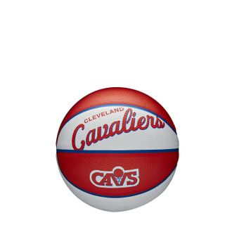 Wilson Mini-Basketball TEAM RETRO, CLEVELAND CAVALIERS, Outdoor, Gummi, Gr&ouml;&szlig;e: MINI