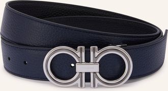 Ferragamo Ferragamo Lederg&uuml;rtel Zum Wenden blau