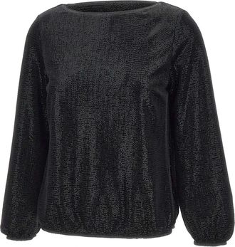 Elena Miro Femme, Blouses et Chemises, Noir, Taille: 44 FR Blouse