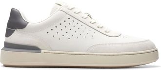 Clarks Homme, Chaussures, Blanc, Taille: 41 1/2 EU Courtlite Run Baskets
