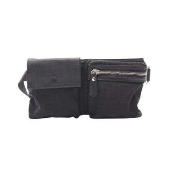 Fendi Pre-owned Zucca Fanny Pack - Homme - Pre-owned - Noir - Taille: ONE Size