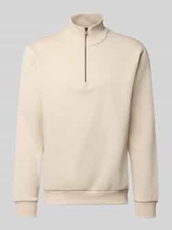 Jack & Jones Regular Fit Sweatshirt mit Troyer-Kragen Modell Bradley
