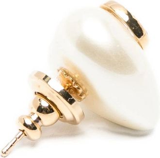Valentino Garavani Crystal Heart Earrings - Gold