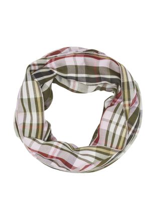 s.Oliver Karierter Loop-Schal aus Modalmix