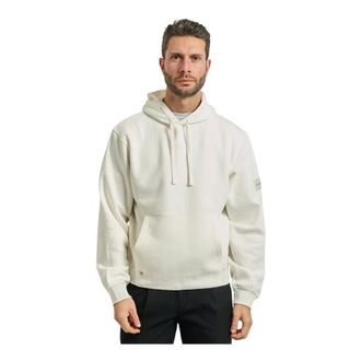 Yes-Zee YES Zee, Homme, Sweatshirts et sweats &agrave; capuche, Blanc, Taille: XL SweaT-shirt &agrave; capuche