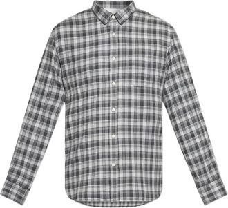 Officine Générale chemise à carreaux - Gris
