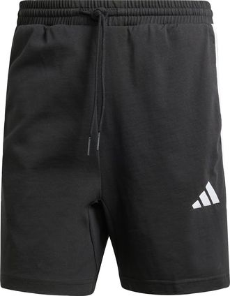 adidas Mens Essentials 3-Streifen Single Jersey 7-Inch Shorts Black/White 2XS