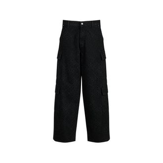 Casablanca Jeans cargos&eacute;rigraphi&eacute; en coton