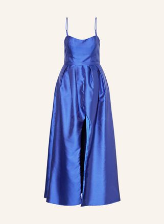 Vera Wang Satinkleid Lecros blau