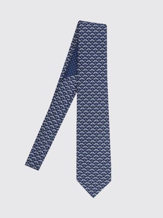 Ferragamo Krawatte aus reiner Seide mit kontrastierendem Grafikdruck