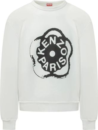 Kenzo Homme, Sweatshirts et sweats &agrave; capuche, Blanc, Taille: XS Boke Flower SweaT-shirt