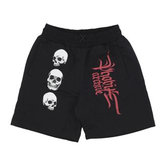 Phobia Archive Triple Skull Print Tracksuit Shorts - - Shorts - Herren - Schwarzk - L