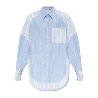 Stella McCartney Hemd mit Tasche - - Blouses & Shirts - Damen - Blau - XS