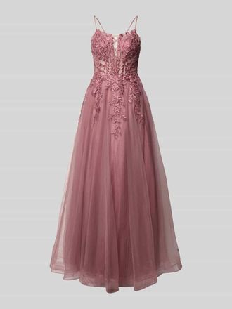 Laona Abendkleid mit floraler Stickereien