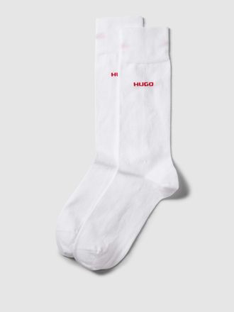 HUGO BOSS Socken mit Label-Detail im 2er-Pack