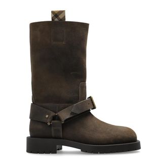 Burberry Wildleder Stiefeletten - - Shoes - Damen - Braun - 38 1/2 EU
