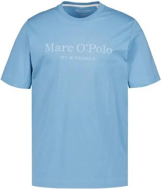 Marc O'Polo Herren T-Shirt blau Baumwolle