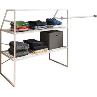 ebuy24 Offener Metall Kleiderschrank Disal