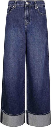 7 For All Mankind Jean Droit - Bleu