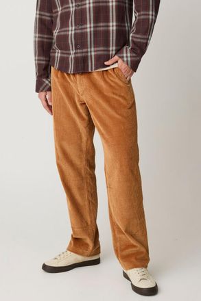 Knowledge Cotton Apparel Herren vegan Cordhose Fig Comfort Lion Braun