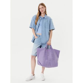 Tommy Jeans Handtasche Tommy Jeans Tjw Tote Edition Canvas AW0AW17542 Violett
