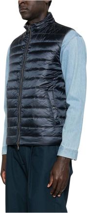 Herno Homme, Vestes, Bleu, Taille: 2XL Gilet Matelass&eacute; &agrave; Fermeture &Eacute;clair