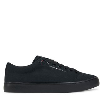 Tommy Hilfiger Sneakers aus Stoff Tommy Hilfiger Hi Vulc Low Core Canvas FM0FM05396 Schwarz