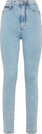 Philipp Plein Femme, Jeans, Bleu, Taille: W28 Jegging Super Taille Haute