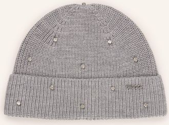 HUGO BOSS Hugo M&uuml;tze Sili Mit Schmucksteinen blau