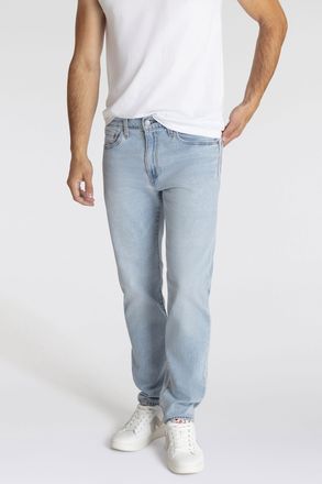 Levi's Tapered-fit-Jeans LEVIS 502 TAPER, Herren, Gr. 29, L&auml;nge 32, blau (woke up late), Denim/Jeans, Obermaterial: 99% Baumwolle, 1% Elasthan, Basic, loose 