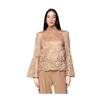 Kaos Kaos - Blouse - Femme - Blouses et Chemises - Beige - Taille: 36 FR