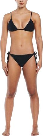 Nike Bikini Oberteil f&uuml;r Damen, Hinten geknotet (Schwarz)