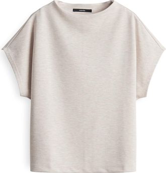 someday Damen Kurzarmshirt | Kalene Regular Jerseyshirt in M&eacute;lange Mellow m&eacute;lange, 40