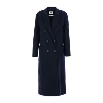 Mauro Grifoni Femme, Manteaux, Bleu, Taille: 36 FR Manteau crois&eacute;