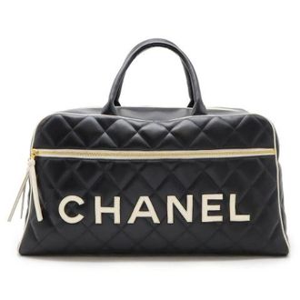 Chanel Sac Week-end Pre-owned - Femme - Pre-owned - Noir - Taille: ONE Size