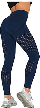 Generic Legging de sport extensible pour femme - Pantalon de yoga d&eacute;contract&eacute; - Legging de course &agrave; pied - Pantalon de sport, noir fonc&eacute;, M