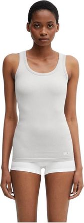 Maison Margiela D&eacute;bardeur c&ocirc;tel&eacute; - Femme - Tops - Gris - Taille: 42/44 FR