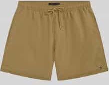 Tommy Hilfiger Regular Fit Badehose mit Logo Stitching