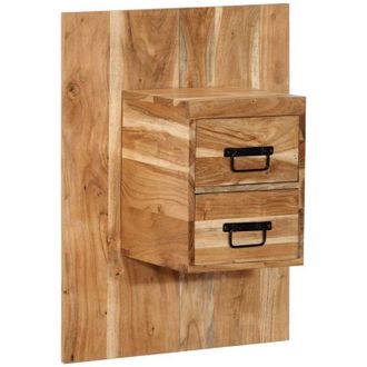 vidaXL Nachttisch 60x32x80 cm Massivholz Akazie - Vidaxl