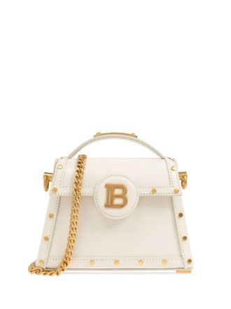 Balmain sac à main B-Buzz Dynasty en cuir - Blanc