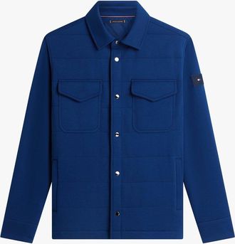 Tommy Hilfiger Surchemise droite en coton m&eacute;lang&eacute;