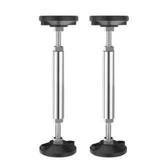 Generic Schrankhalterung, St&uuml;tzfu&szlig; f&uuml;r Kommode, verstellbare St&uuml;tzstange aus Edelstahl | 2 verschlei&szlig;feste Schrankbeine, Mehrzweck-M&ouml;belbeine f&uuml;r Schubladen