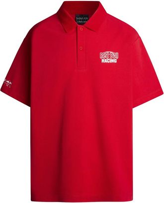 Pepe Jeans London Red Bull Racing X Moto Polo f&uuml;r Herren, Rot (Mars Red), XL