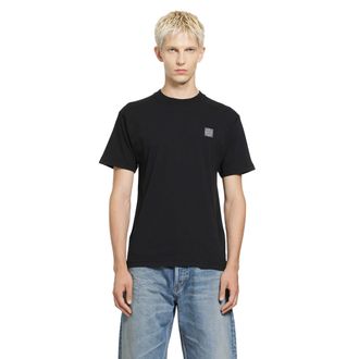 Stone Island 2100026 Organic Cotton Jersey Fissato Effect