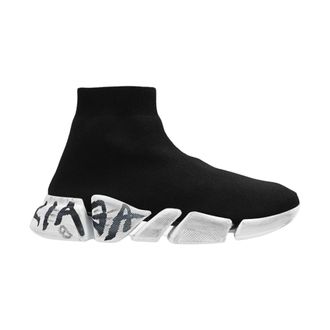 Balenciaga Speed 2.0 Graffiti Sock Sneaker - - Shoes - Damen - Schwarzk - 38 EU