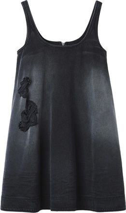Simone Rocha robe courte à perles - Gris