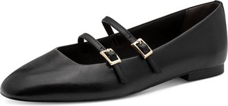 Tamaris Ballerina Damen Elegant schwarz,EU 41