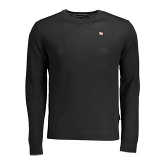 Napapijri Schwarzer Pullover mit langen &Auml;rmeln und hohem Kragen - - Knitwear - Herren - Schwarzk - XL