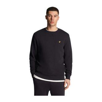 Lyle & Scott Dunkelblaues Rundhals-Sweatshirt - - Sweatshirts & Hoodies - Herren - Blau - XL