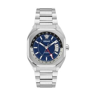 Versace Homme, Accessoires, Bleu, Taille: ONE Size V-Contempo GMT Watch